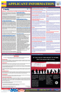 KPA | Interview Applicant Poster, E-Verify, EEO, Polygraph Protection