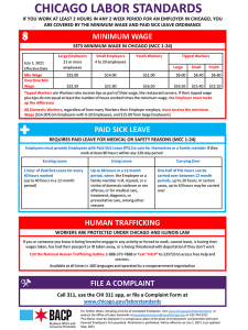 Chicago Labor Standards